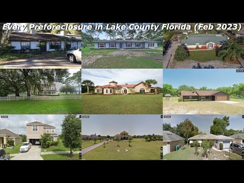 Every Preforeclosure in Lake County Florida (Feb 2023)