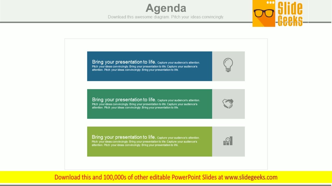 Strategy Meeting Agenda Template Powerpoint Slides