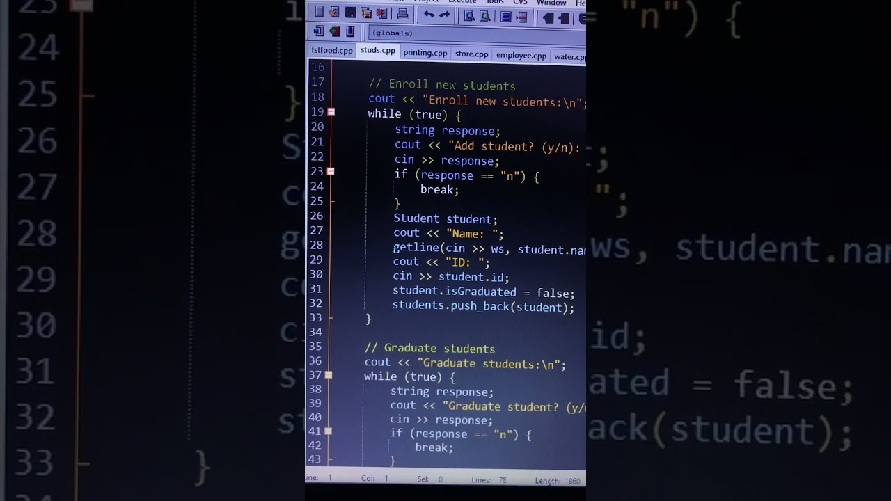 students info c++#coders #codelife #codemasters #codingninja #codinglife #coding #code #coders #cpp