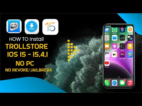 Troll Store iOS 15 NO PC - Install Trollstore iOS 15 - 15.4.1 Without Computer | No Revoke/Jailbreak