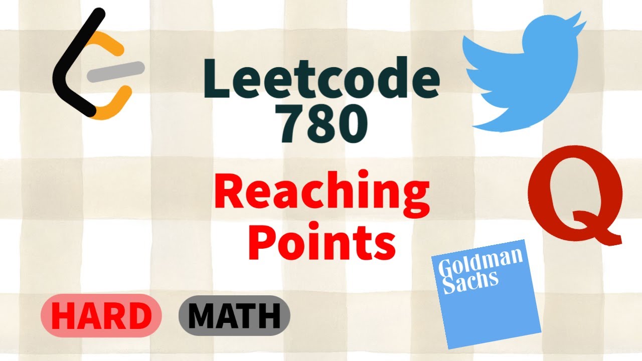 Reaching Points: Leetcode 780