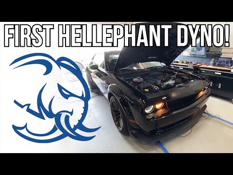 1000-HP Hellephant-Powered Dodge Demon Rolls onto Dyno in Video
