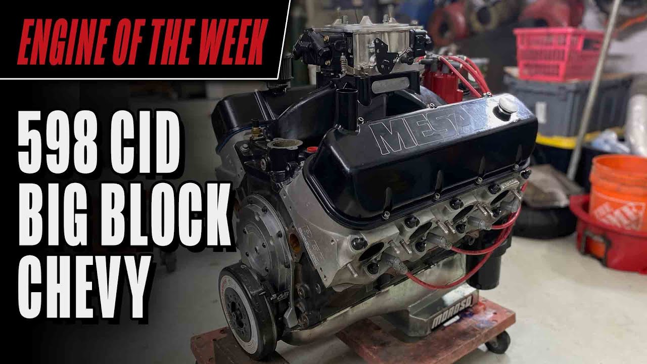 598 cid Big Block Chevy Nitrous Engine