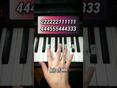 John Legend - All of Me (piano tutorial)