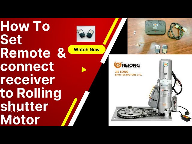 Rolling Shutter Accessories - Remote Rolling Shutter Motor Swiftroll ...