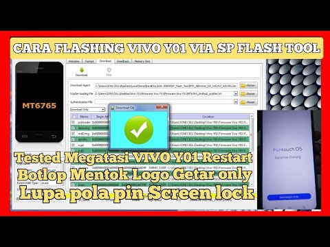 How To Flash Firmware VIVO Y01 || Cara Flashing VIVO Y01 Via Sp Flash Tool Tested