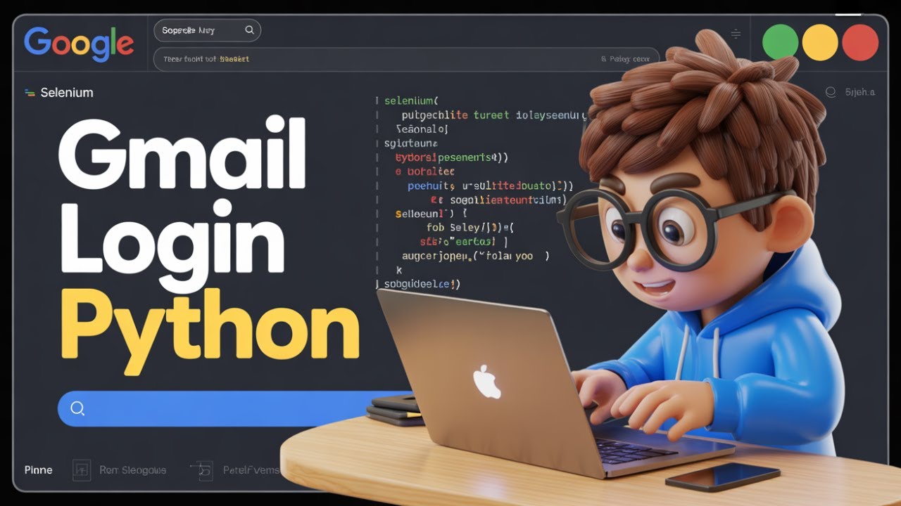 Gmail Login | Google Login Using Python Selenium | Google | Gmail Signin Using Python Selenium