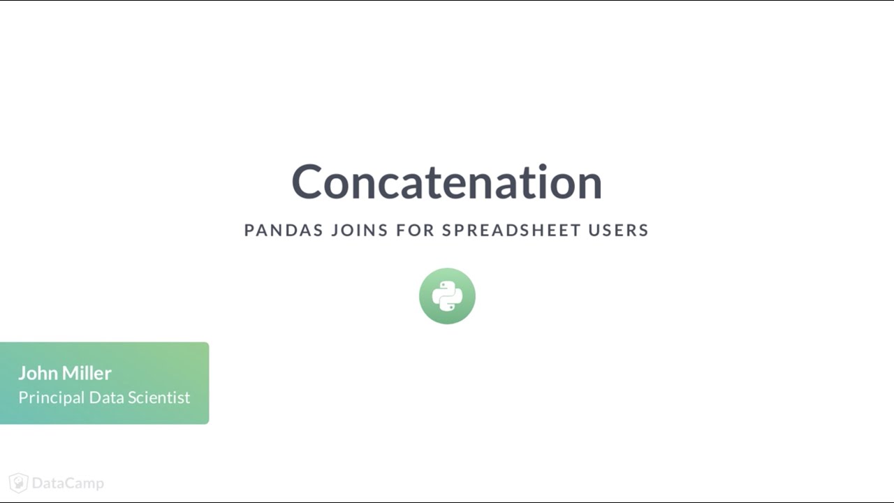 Python Tutorial: Concatenation