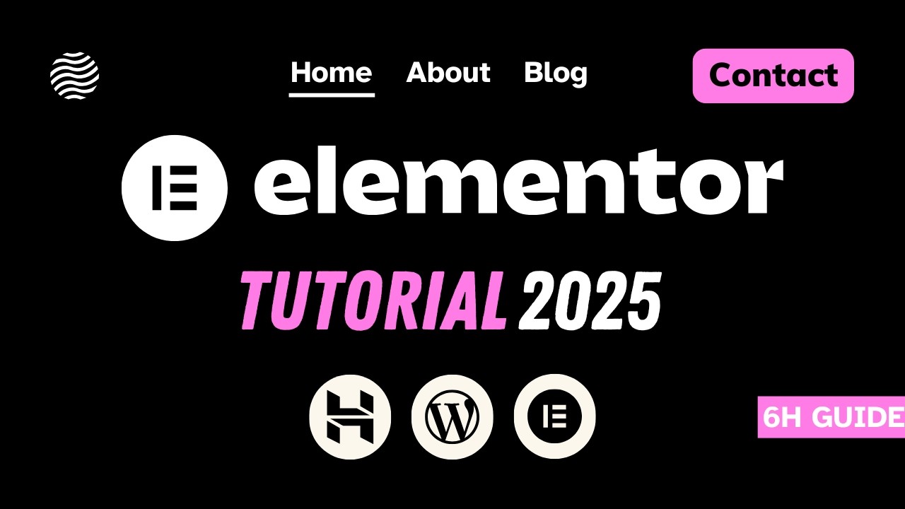 Elementor WordPress Tutorial 2025 • For Beginners • How To Make A WordPress Website