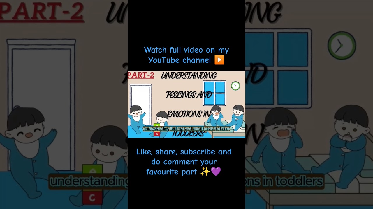 Understanding feeling and emotions in toddlers ||Pt.2|| #kids #viral #fyp