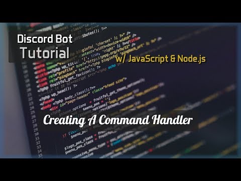 Discord Bot Tutorial Essentials: Creating a Command Handler