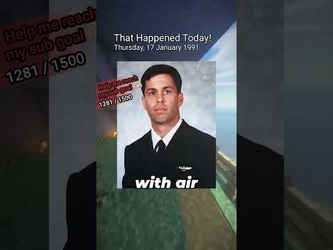 Desert Storm Begins: Stealth Fighter Debut & First Casualty! 📅 17 January 1991 #shorts