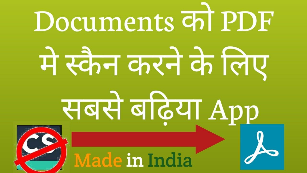 Best Documents scanner App Make PDF | Camscanner -  alternative For Android |