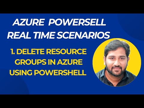 1. Delete Resource Groups in Azure using PowerShell | #azure #powershell #azurepowershell