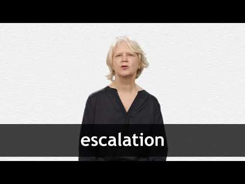 ESCALATION definition and meaning | Collins English Dictionary