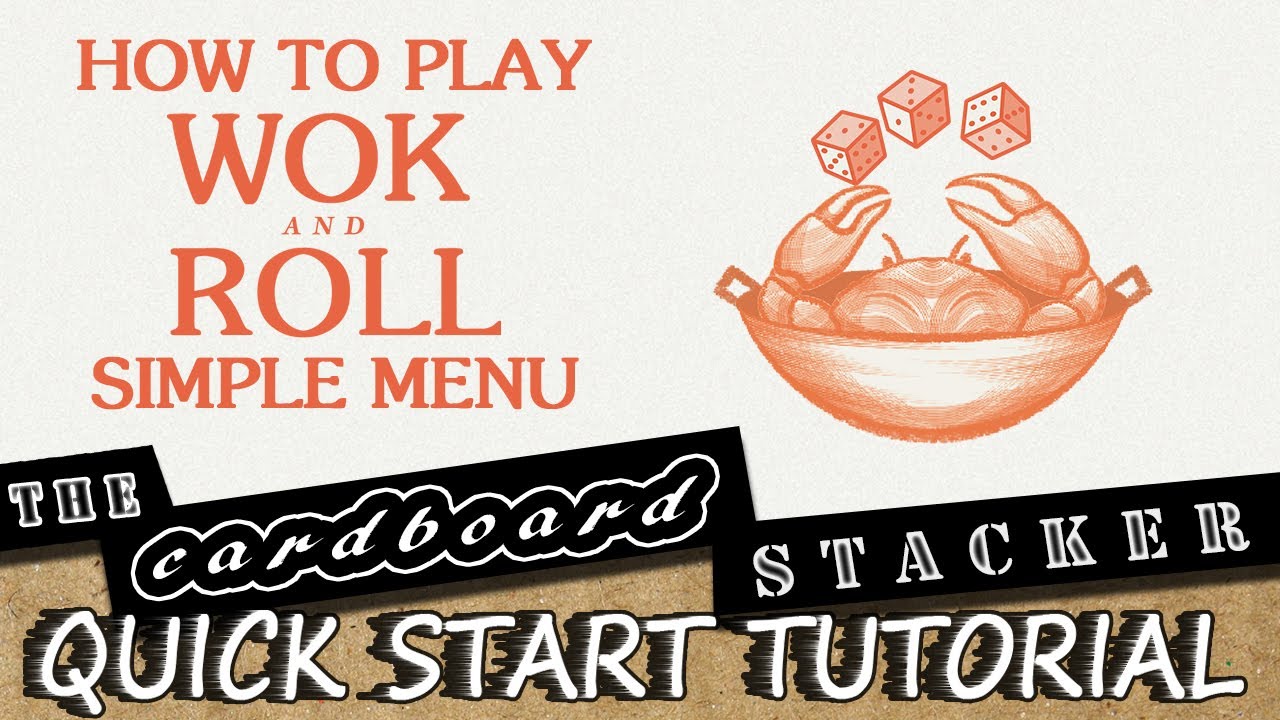 How to Play Wok and Roll Simple Menu (Origame) |  QUICK START TUTORIAL