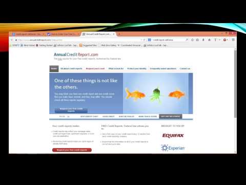 How to Check your Credit Report for Free (Federal Government Sanctioned Method)