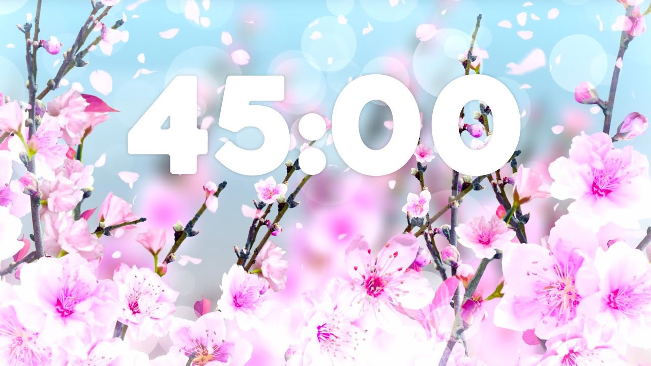 45 Minute Relaxing Spring Timer 🌸