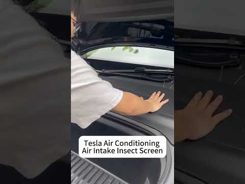Tesla Frunk AC Vent Mesh Protector | Model 3/Y/S/X Bug & Debris Guard #tesla#Insect net