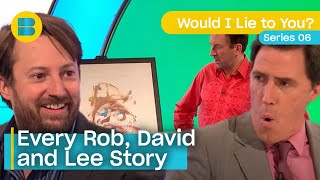 Every Rob , David And Lee Story From Series 6 | Would I Lie To You ...
