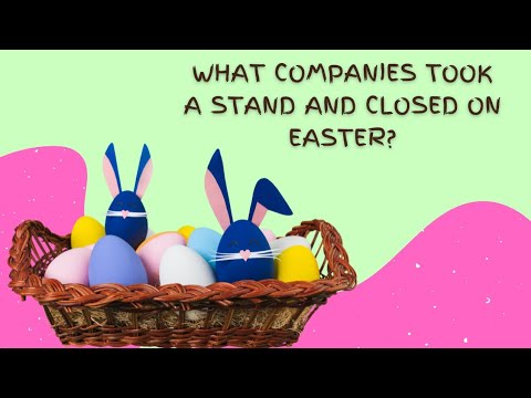 These are the stores closed on #easter Sunday. Still a few good companies in the US. #usa #america