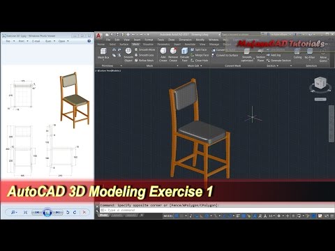 How To Design A 3D Chair With AutoCAD | BIM Outsourcing