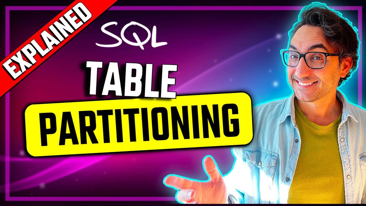 SQL Table Partitioning (Visually Explained) | Optimize Big Table Performance | #SQL Course 42