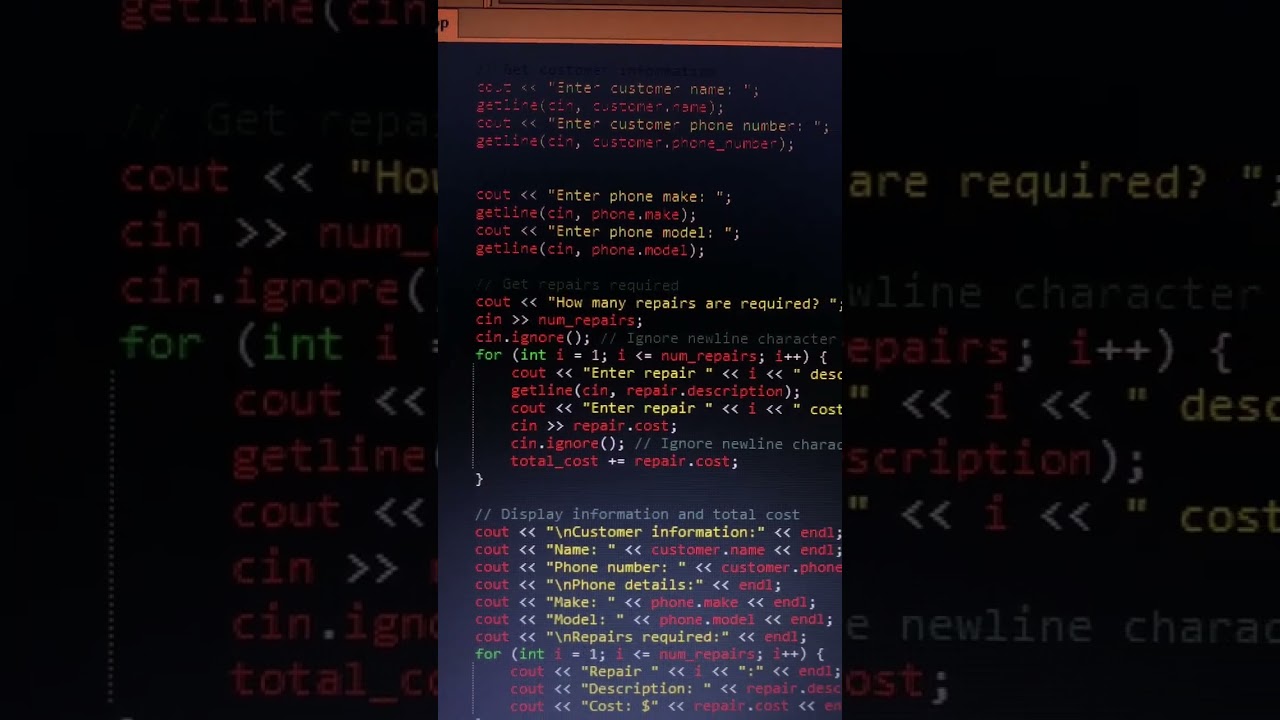 phone repair c++#coders #codingninja #codinglife #codelife #codemasters #coding #code #coders #cpp