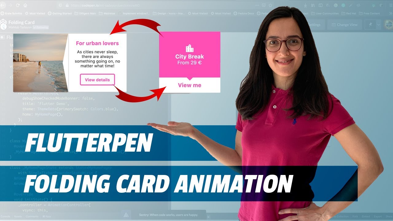 Travel Flip Card Animation with CustomClipper and Transform Widget in Flutter