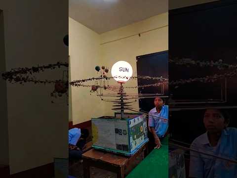 Mechanical model of Solar systemππ #shorts #viral #solarsystem
