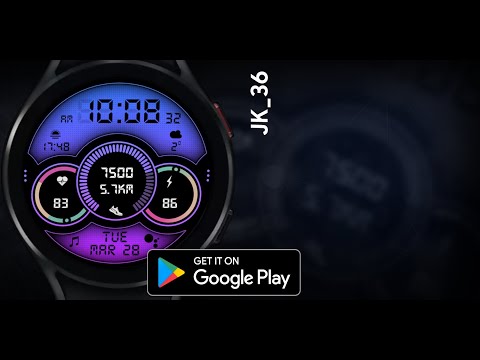 JK_36 Digital Sport Watch Face for Android - App Download