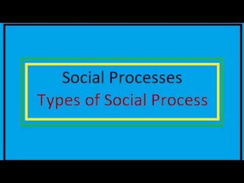 The Various forms of Social Processes | Lecture in Easy tamil | Prof.Lakshmi Prabha | RAJPEDIA |