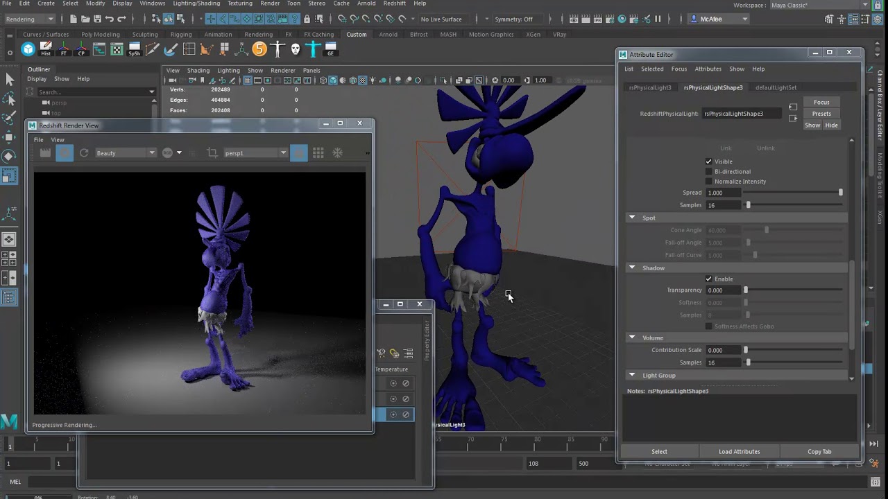 RedShift Rendering Quick set up