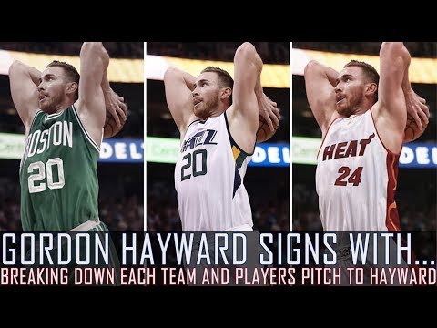 Gordon Hayward Signs With... Breaking Down Each Team's Pitch!
