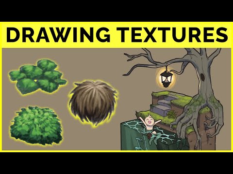 🔴 Digital Art Tips: How to Draw Texture!