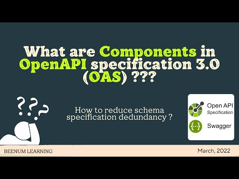 What are Components in Open API specification 3.0 (OAS) | hold reusable schema object – BEENUM ...
