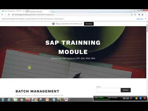 SAP QM: Master Data (Sampling procedure and MIC – SAP Trainning Module