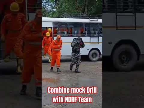 August 3, 2024 Combined mock drill with NDRF Team Arunachal Pradesh #shorts
