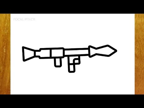 HOW TO DRAW A GUN ( RPG GUN)