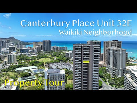 Canterbury Place Unit 32E | Waikiki Condo for Sale | 1910 Ala Moana Blvd, Honolulu, HI 96815
