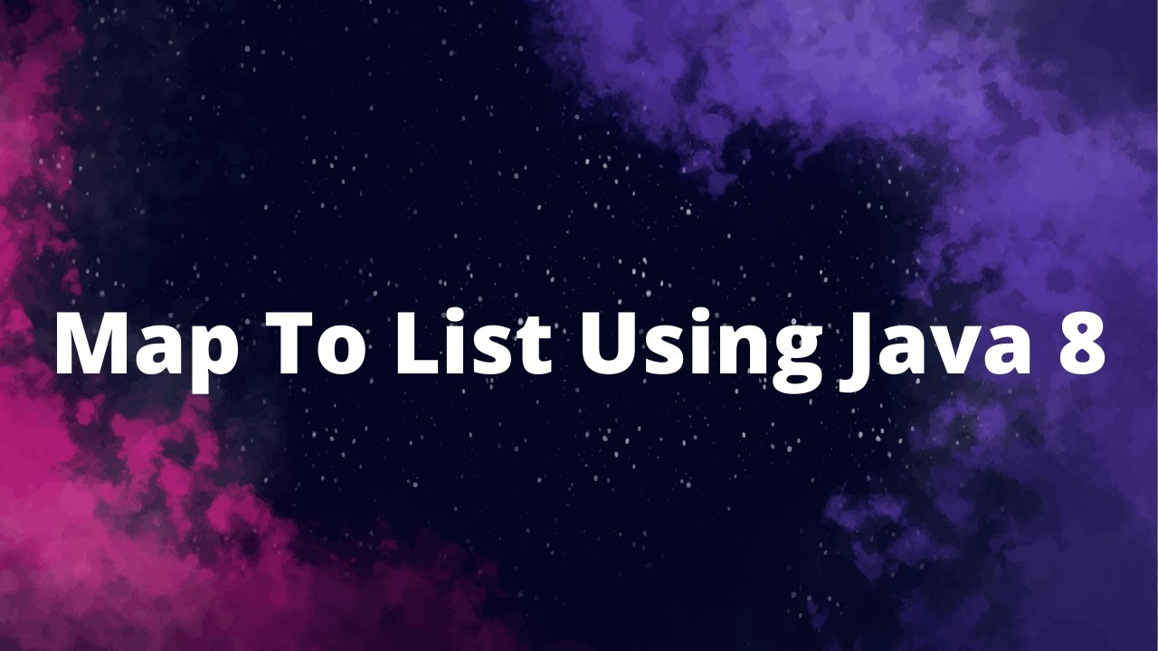 Convert Map into List Using Java 8