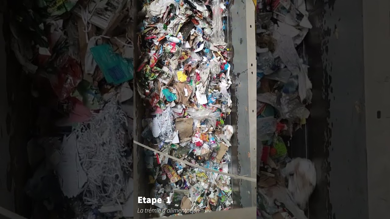 Découvrez comment nous trions vos déchets. Partie 1