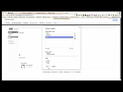 Google Sites: Navigation Bar – Nowa Techie