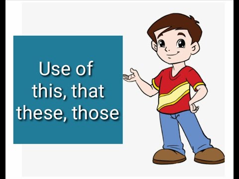 Using This That These Those | English Grammar | Urdu \ hindi