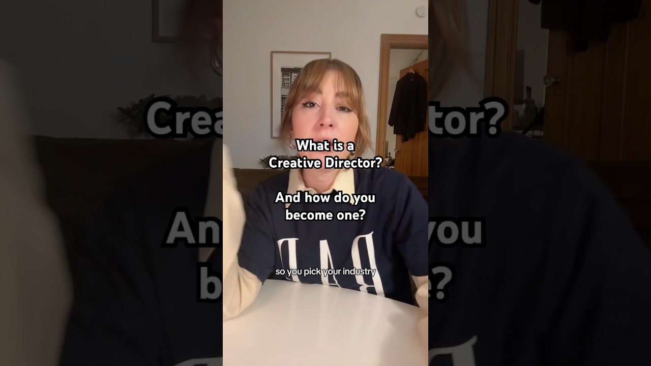 How to become a creative director #designtutorial #creativecareers #graphicdesign #designinspiration