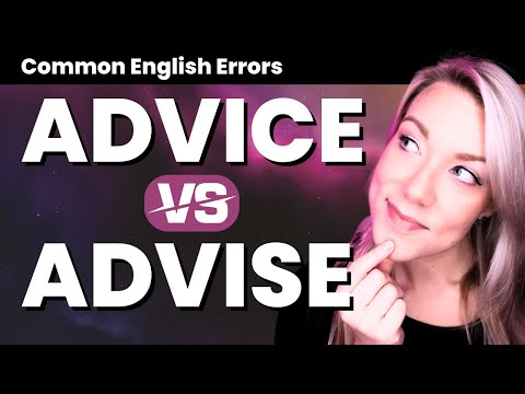 Advice VS Advise - Difference in Pronunciation and Meaning + QUIZ | Commonly Confused Words