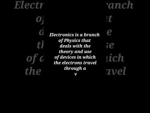 What is Electronic #electronic