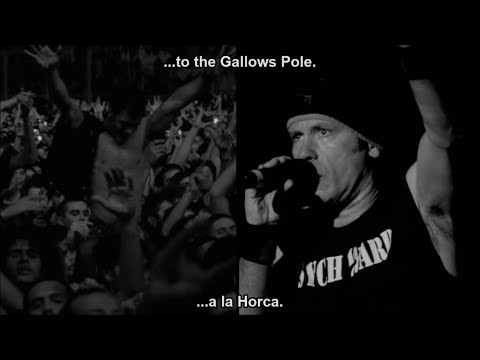 Iron Maiden Hallowed Be Thy Name Subtitulos en Español y lyrics (HD)
