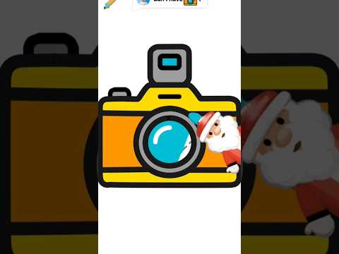 Beautiful camera 📷 simple easy cartoon drawing #shorts #shortsfeed