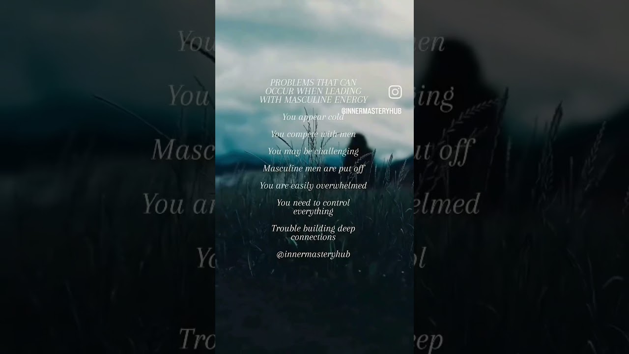 women in masculine energy https://innermasteryhub.com/7-signs-woman-with-too-much-masculine-energy/